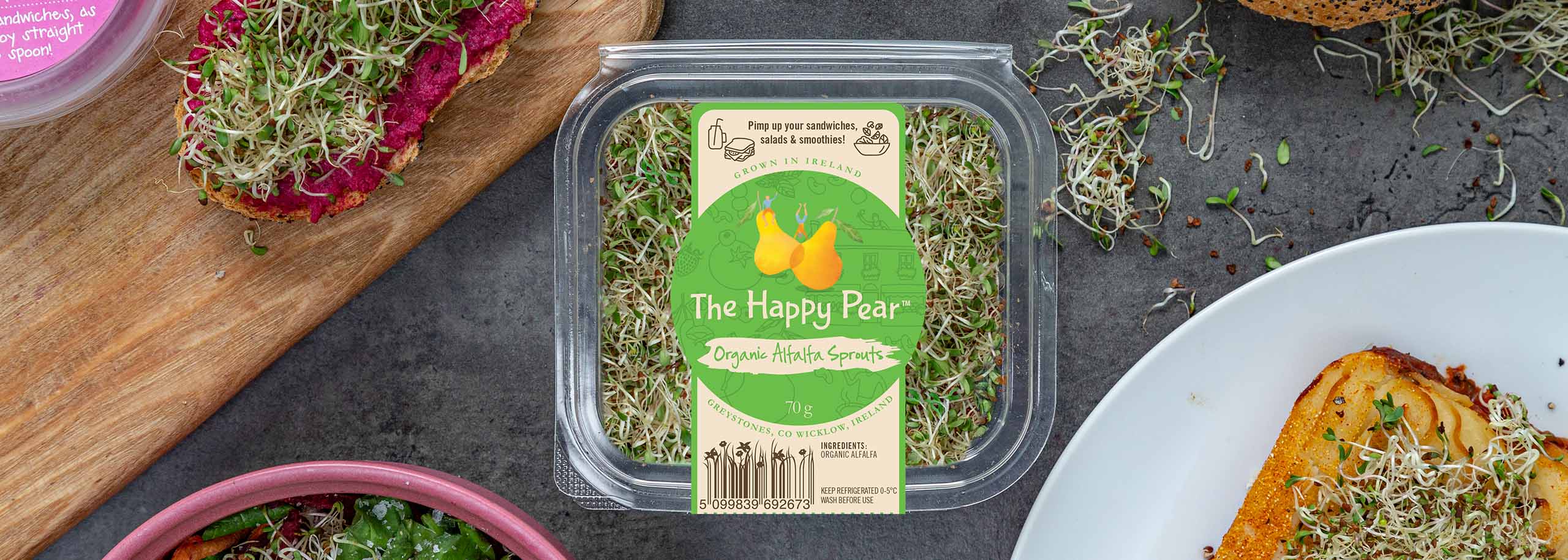 Organic Alfalfa Sprouts - The Happy Pear - Plant Based Cooking ...