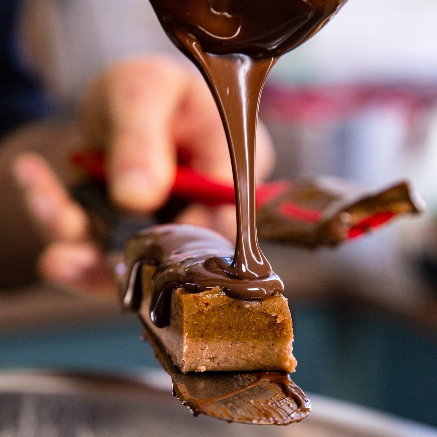 Chocolate salted caramel bars - The Happy Pear