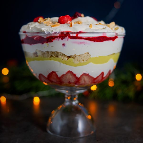 Berry and custard Trifle - The Happy Pear