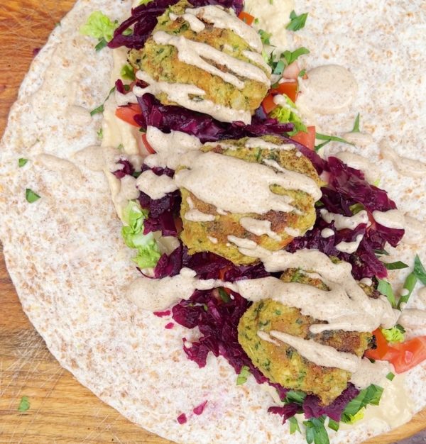 High Protein Falafel Wrap - Recipes High Protein Falafel Wrap