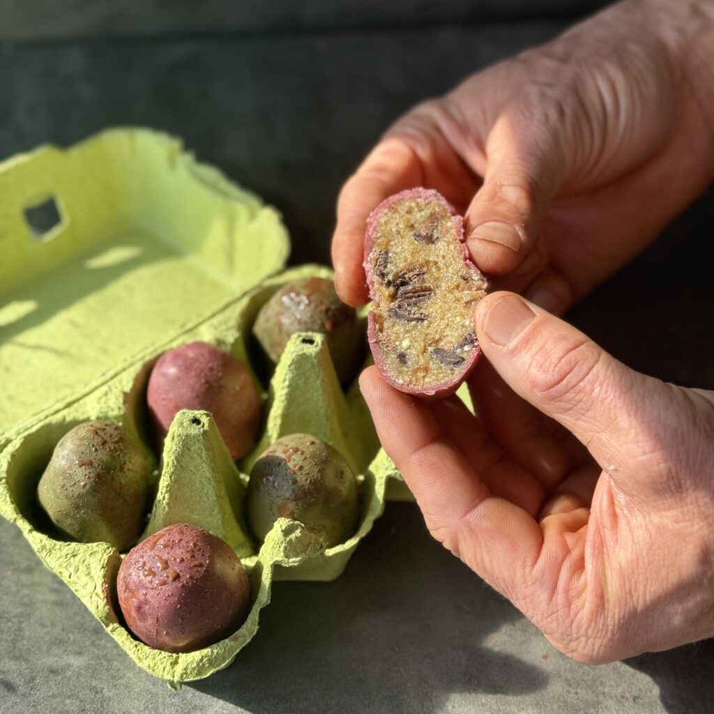Easter Cookie Dough Eggs - The Happy Pear