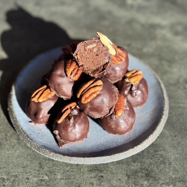 Chocolate Pecan Protein Balls - The Happy Pear